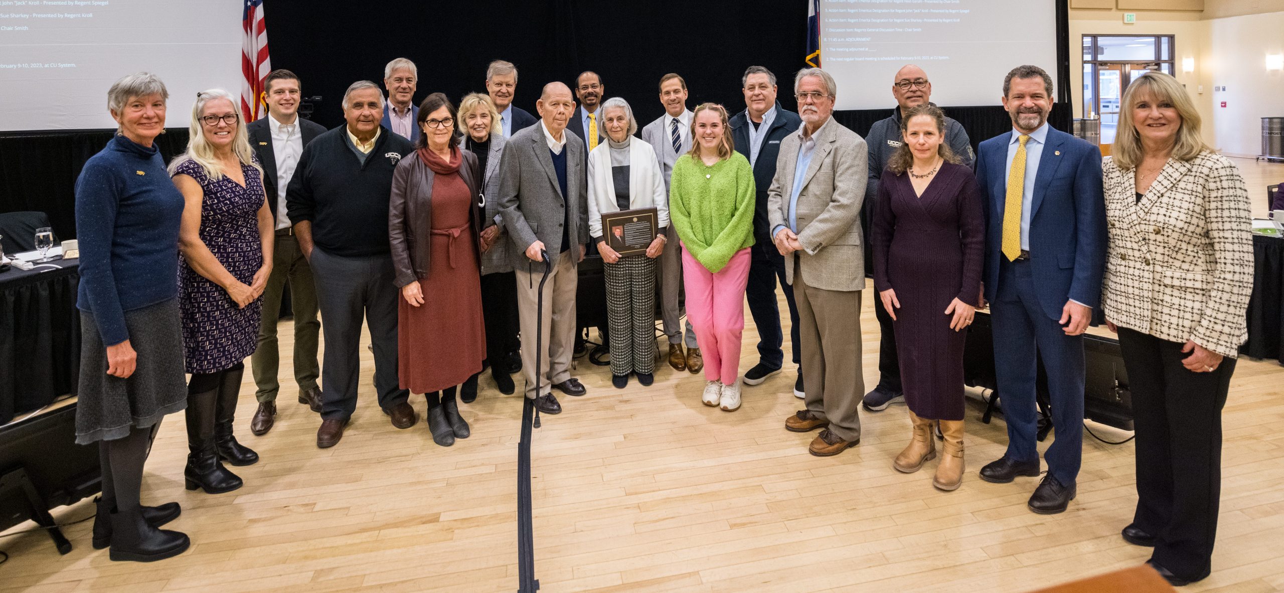 Dusty Loo recognized by the Board of Regents – UCCS Communique