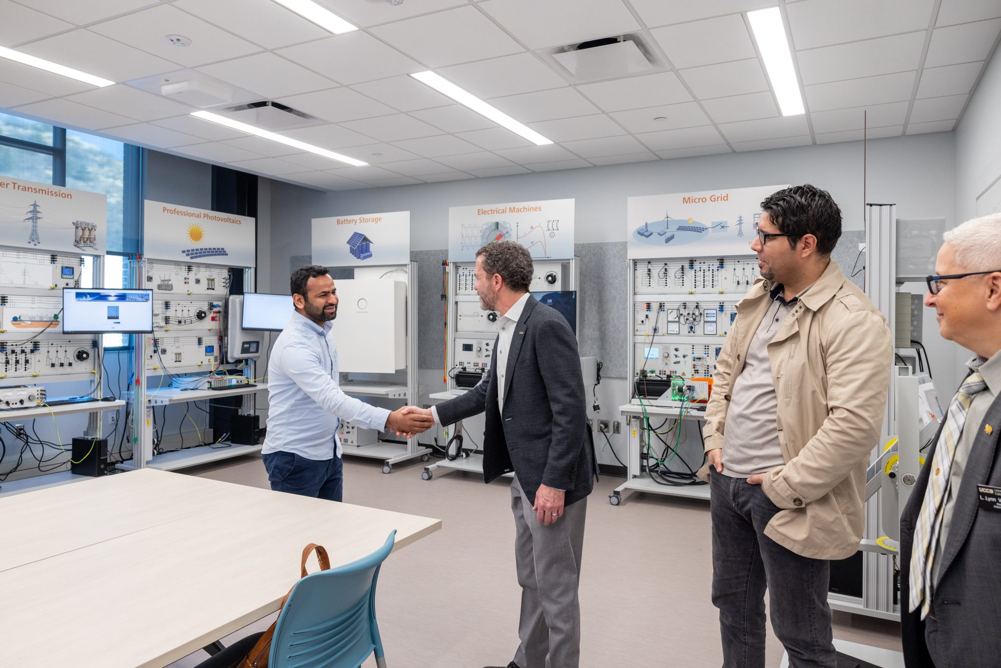 Photo Feature: President Saliman visits UCCS campus – UCCS Communique